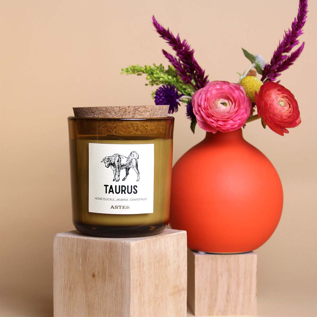 Taurus Scented Candle – Aster Candle